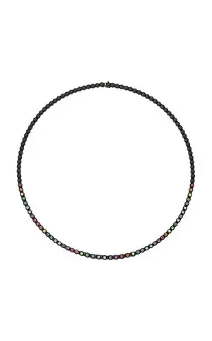 EDEN PRESLEY Steel Tennis Necklace