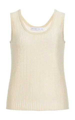 Proenza Schouler White Label Lennox Cotton Tank Top