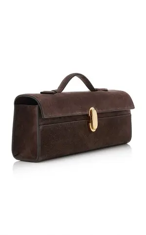 Savette Slim Symmetry Suede Pochette