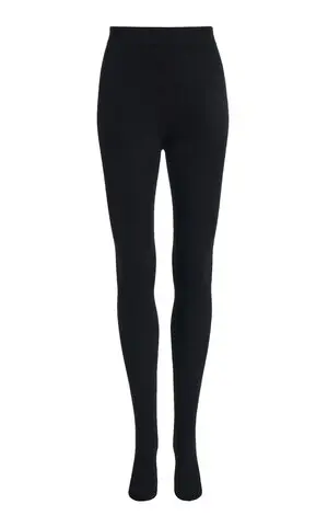 Nour Hammour Cashmere-wool Tights - Black