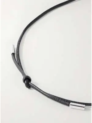 Alaïa Tone Leather Necklace
