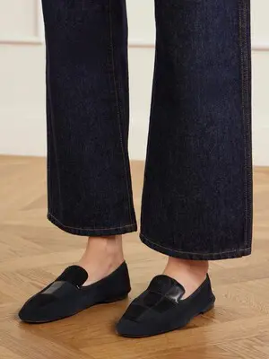 Khaite Zoe Ballet Flats - Blue