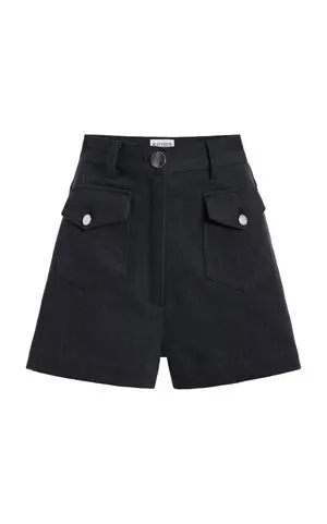 Matthew Bruch Denim Pocket Hot Short - Black