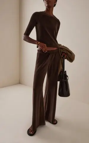 Suzie Kondi Corfu Velour Top - Brown