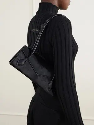 Alaïa Le Teckel Small Calf Hair Shoulder Bag