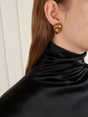 Khaite Visage 18-karat -plated Earrings