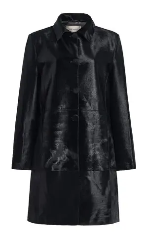 Nour Hammour Stella Pony Hair Coat