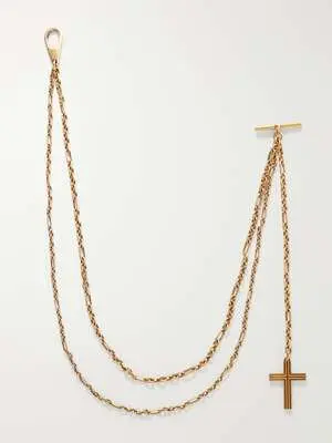 Khaite Toned Wallet Chain - Gold