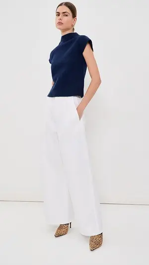 JIL SANDER Kimono Sleeve Wool Top