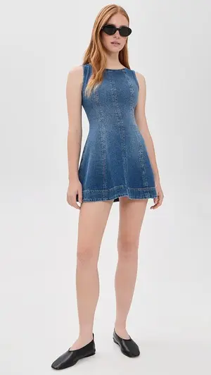 REFORMATION Kehlani Denim Mini Dress