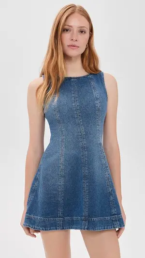 REFORMATION Kehlani Denim Mini Dress