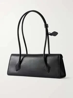 Alaïa Le Teckel Flat Medium Leather Shoulder Bag
