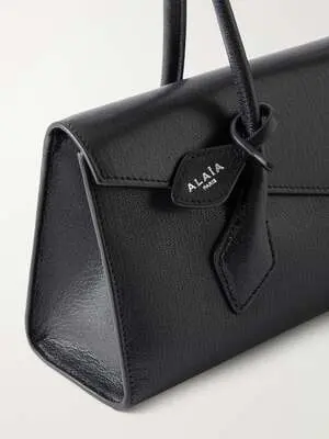 Alaïa Le Teckel Flat Medium Leather Shoulder Bag