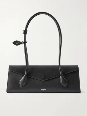 Alaïa Le Teckel Leather Shoulder Bag - Black