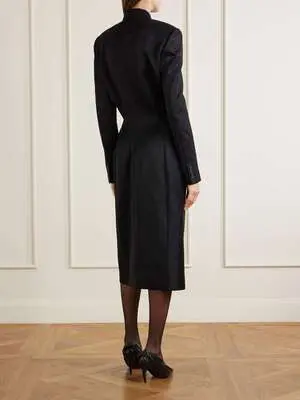 Khaite Rolon Double-breasted Wool Long Coat