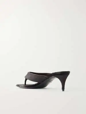 Alaïa Infra 55 Calf Hair Sandals