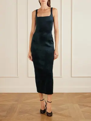 Alaïa Velvet Midi Dress