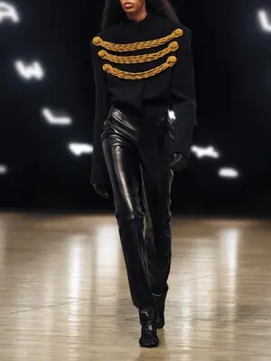 Khaite York Cord-detailed Crepe Jacket
