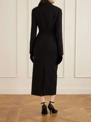 Alaïa Wool-blend Long Coat