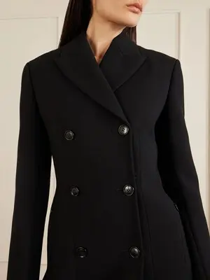 Alaïa Wool-blend Long Coat