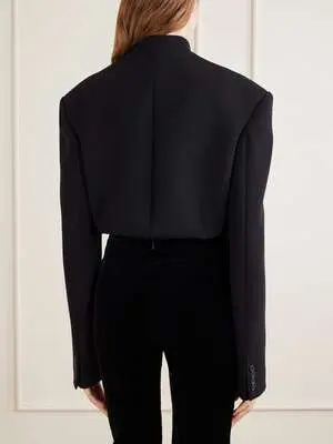 Khaite York Cord-detailed Crepe Jacket