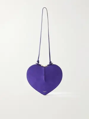 Alaïa Le Coeur Heart Shoulder Bag - Purple