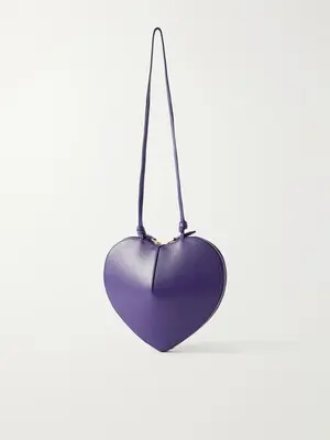 Alaïa Le Coeur Heart Shoulder Bag - Purple