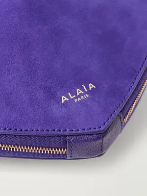 Alaïa Le Coeur Heart Shoulder Bag - Purple