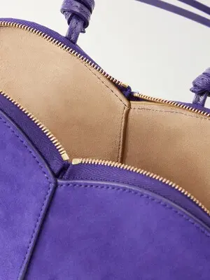 Alaïa Le Coeur Heart Shoulder Bag - Purple