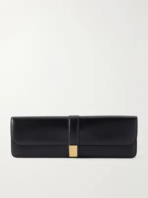 Khaite Blake Leather Clutch - Black