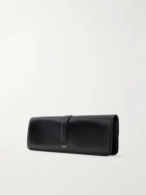 Khaite Blake Leather Clutch - Black