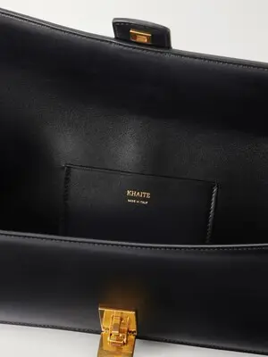 Khaite Blake Leather Clutch - Black