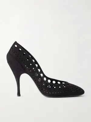 Alaïa Vienne 100 Suede Pumps