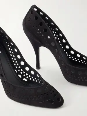 Alaïa Vienne 100 Suede Pumps