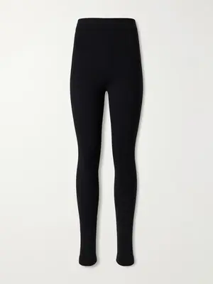 Alaïa High-rise Wool-blend Skinny-leg Pants