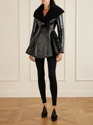 Alaïa High-rise Wool-blend Skinny-leg Pants