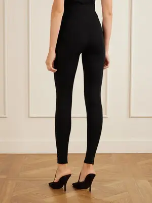 Alaïa High-rise Wool-blend Skinny-leg Pants