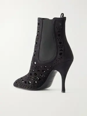 Alaïa Vienne 100 Suede Ankle Boots