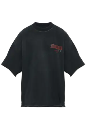 REPRESENT T-shirt With A Colorful Print - Black