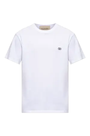 Valentino Garavani T-shirt With Embroidered Logo - White