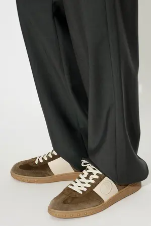 Valentino Garavani Suede Low-top Sneakers - Green