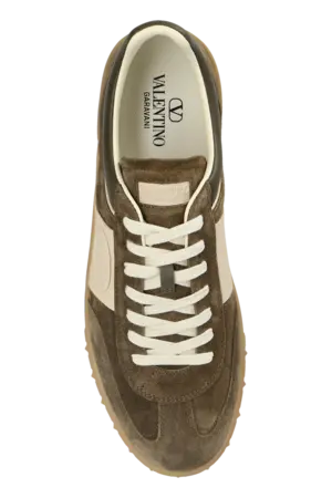 Valentino Garavani Suede Low-top Sneakers - Green