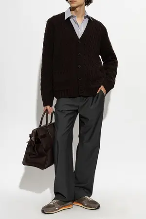 Valentino Garavani Wool Cable Knit Cardigan