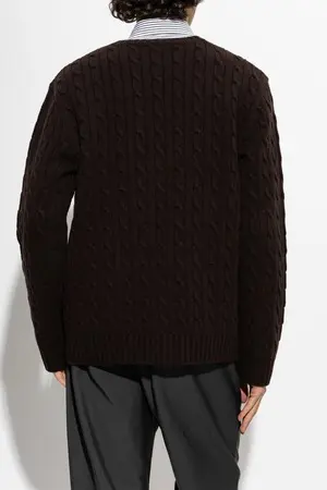 Valentino Garavani Wool Cable Knit Cardigan