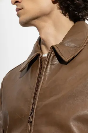 Paul Smith Leather Jacket In ‘vintage’ Style