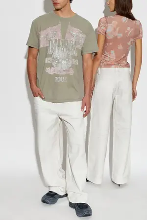 DIESEL® 1982 D-hakou-fsj3 Cotton Wide Leg Jeans