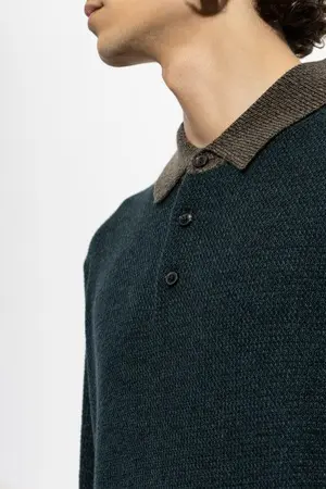 Paul Smith Wool And Silk Blend Long Sleeve Sweater