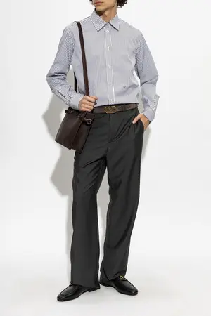 Valentino Garavani Wool Pleated Trousers