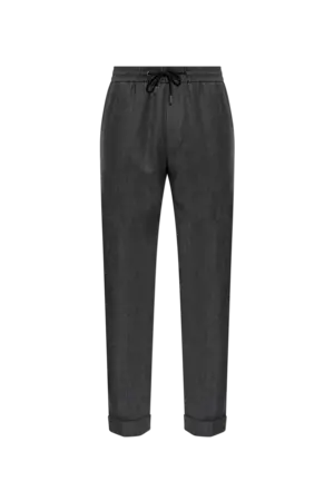 Paul Smith Wool Pleated Trousers - Grey