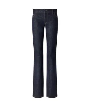 Khaite Conforti Mid-rise Bootcut Jeans - Blue